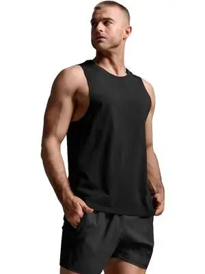 2xu Motion Cotton Flex Tank Black/black
