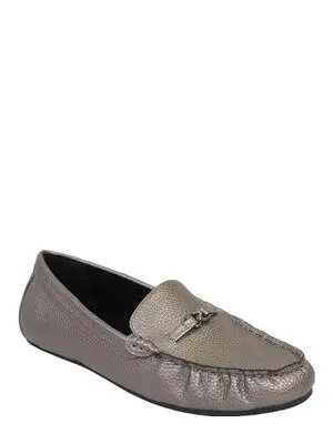 Aerosoles Drita Bit Loafer Gunmetal Faux Leather
