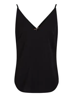 ZIMMERMANN Chain-Embellished Twill Top