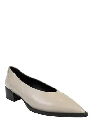 Aerosoles Pointed Toe Pump - Stone Leather