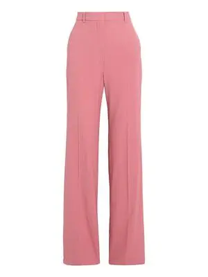 Max Mara Wool-twill Straight-leg Pants - Pink