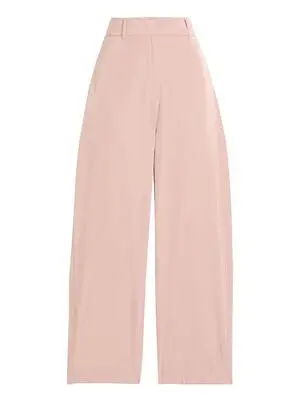 Max Mara Candore Cropped Tapered Twill Pants - Baby Pink
