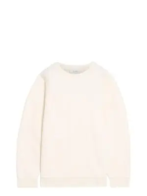 Max Mara Elvira Brushed Wool-blend Fleece Sweatshirt - Ivory