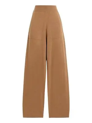 Max Mara Ghiro Wool And Cashmere-blend Straight-leg Pants - Light Brown