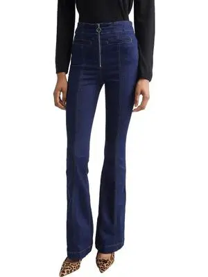VERONICA BEARD Beverly High-Waist Flare Jeans