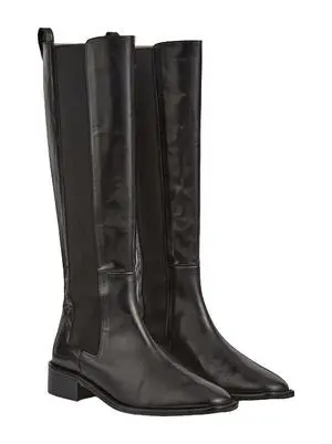 LK BENNETT Zara Knee High Boots - Black