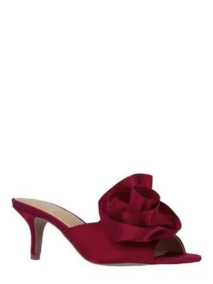 J. Reneé Briston Slide Sandal Dark Cherry