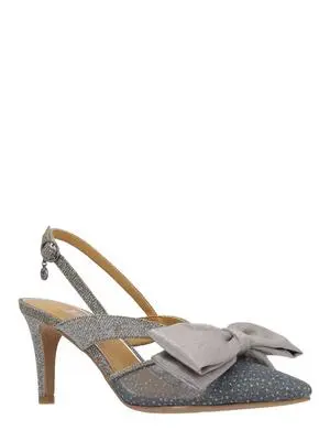 J. Reneé Morigen Slingback Pumps Pewter