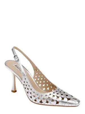 Badgley Mischka Onna Slingback Pump Silver Metallic