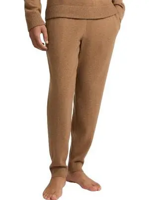 Onia 100% Cashmere Knit Jogger - Camel