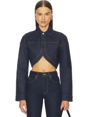 GRLFRND Ella Cropped Denim Jacket - Alvarado St