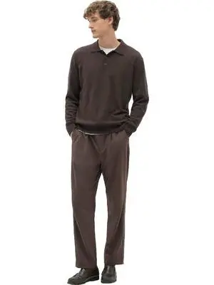 Naked Cashmere Alessandro Cashmere Polo Cocoa