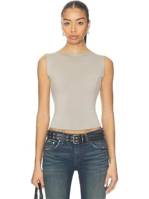 EB DENIM South Beverly Tank Top - Grey Mist