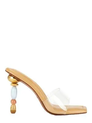 Cult Gaia Mahina Sandal - Clear Bauble Multi
