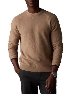 THE NORMAL BRAND Coolmax Cotton Blend Sweater - Dark Taupe