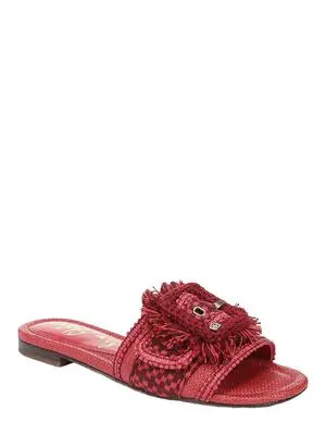 Sam Edelman Bambi Playa Slide Sandal - Summer Red