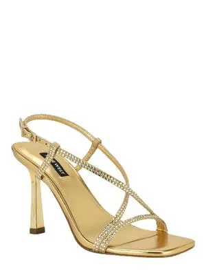 Nine West Vallanh Slingback Sandal Gold