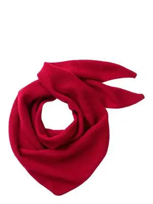 Johnstons Of Elgin Cashmere Bandana - Red