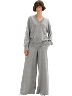 Johnstons Of Elgin Cashmere Slouch Pants - Grey