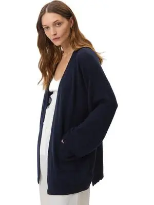 Johnstons Of Elgin Cashmere Kimono Cardigan - Navy
