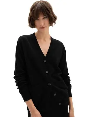 JOHNSTONS OF ELGIN Cashmere Boyfriend Cardigan
