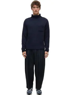 Johnstons Of Elgin Cashmere Turtleneck Jumper - Navy