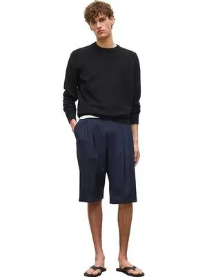 Johnstons Of Elgin Cashmere Crew Neck Jumper - Black