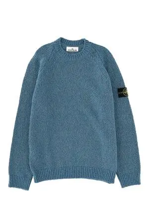Stone Island Wool Blend Sweater - Azure