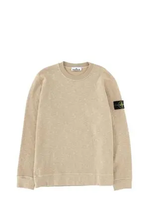 Stone Island Cotton Crewneck Sweatshirt - Beige