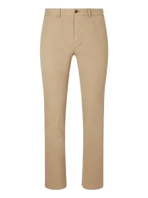 Sid Mashburn Straight-leg Garment-dyed Cotton-twill Trousers - Brown