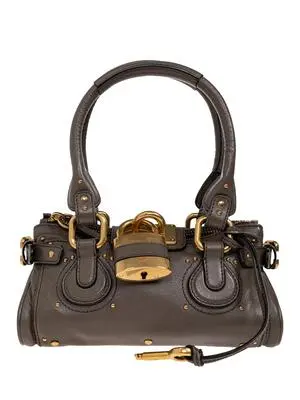 Chloé Paddington Small Handheld Bag - Grey