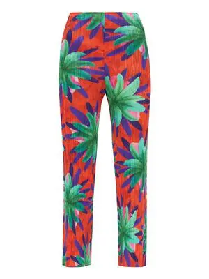 Issey Miyake Pleated Full-length Trousers - Multicolour