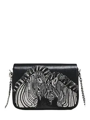 DEEPA GURNANI Zebra Clutch