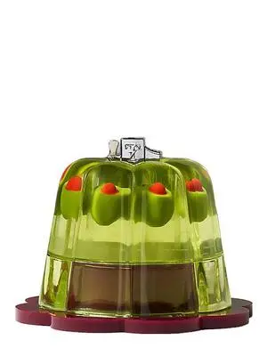 Edie Parker Olive Jelly Tabletop Lighter - Green