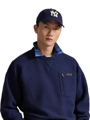 Ralph Lauren Relaxed Fit Pile Fleece Sweatshirt - Cruise Navy