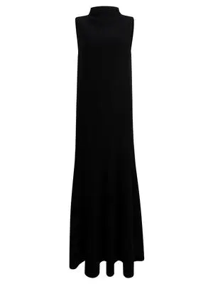 Khaite Margo Merino Wool Dress - Black