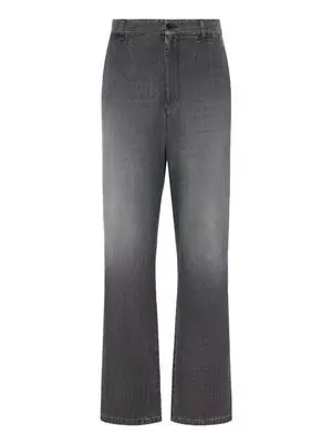 MAISON MARGIELA Faded-effect Straight-leg Jeans - Grey
