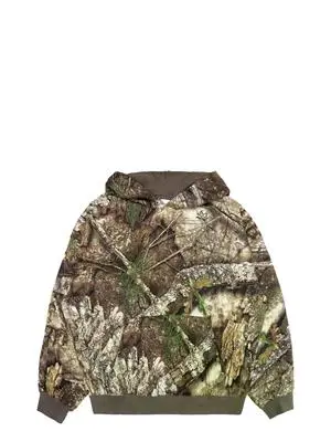 JORDAN Brooklyn Cotton Camouflage Hoodie - Brown