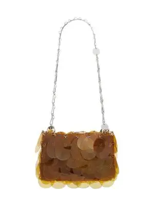 Rabanne Disc-chain Shoulder Bag - Brown