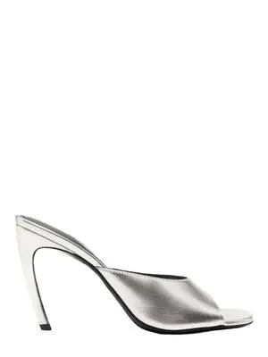 Attico Betta High Heel Sandals - Silver