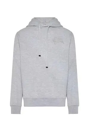 Etro Embroidered-logo Hoodie - Grey