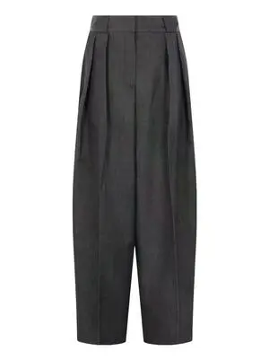NICCOLO PASQUALETTI Pleated Trousers - Grey
