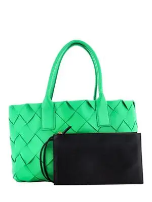 Bottega Veneta Cabat Maxi Intrecciato Nappa Small Tote Bag - Green