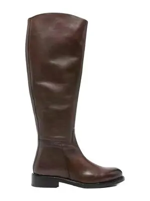 METISSE Side-zip Knee-high Boots - Brown