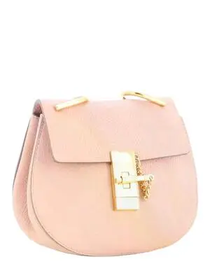 Chloé Drew Leather Mini Crossbody Bag - Neutrals