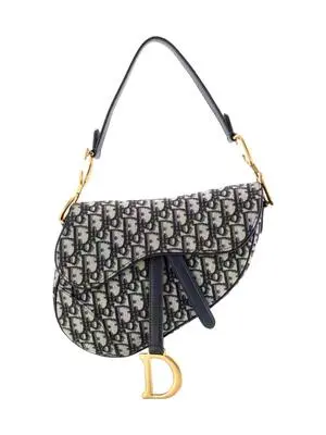 DIOR Saddle Handbag Oblique Canvas