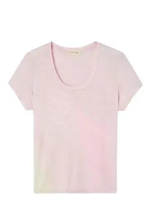 American Vintage Short-sleeve Scoop-neck T-shirt - Pink