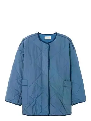 American Vintage Quilted Jacket - Blue