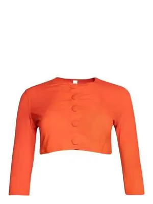 Lisa Marie Fernandez Buttoned Cardigan Orange