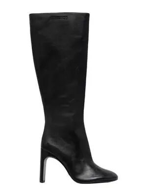 Patrizia Pepe Block Heel Boots - Black